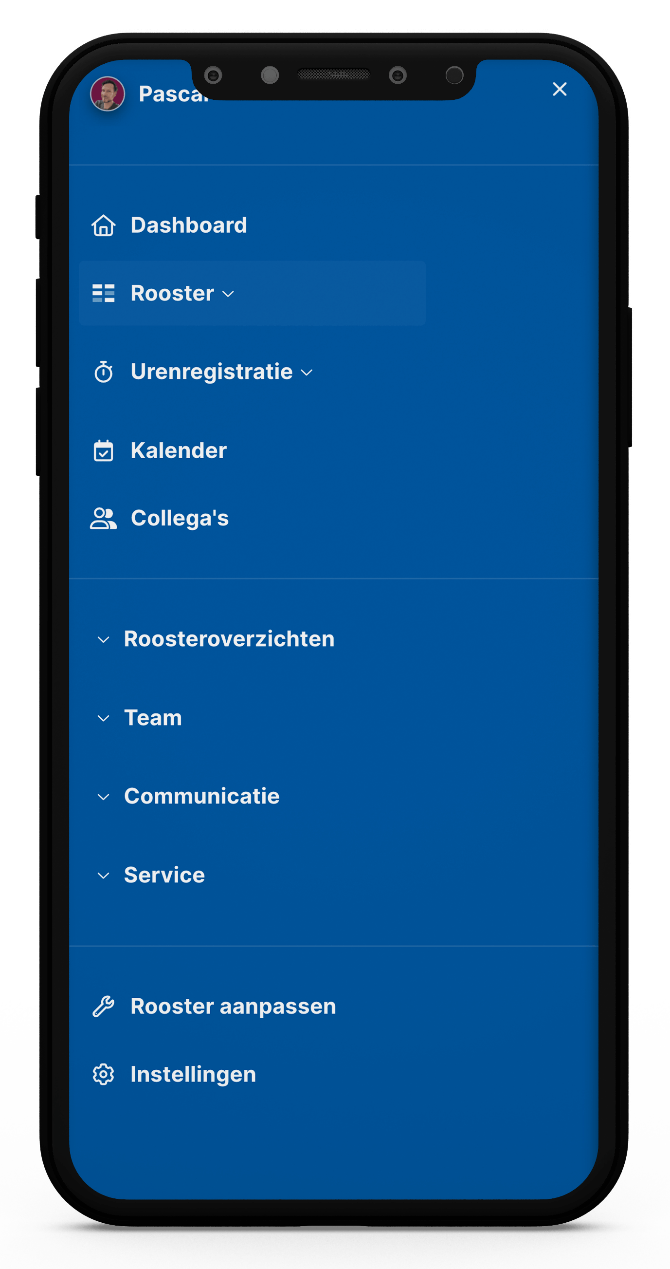 Mobiele app – Het Rooster